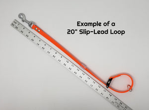 Neon Leopard BioThane® Slip-Lead Grooming Loop